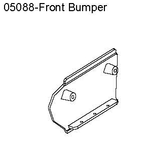 05088 - Front Bumper - Interware - RC for alle